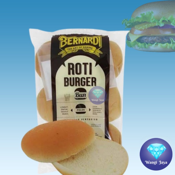 Jual Bernardi Roti Burger wijen 6 pcs/Merek bernadi | Shopee Indonesia