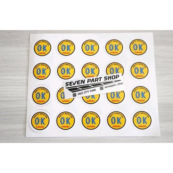 Jual Sticker OK Quality Control QC Yamaha | Shopee Indonesia