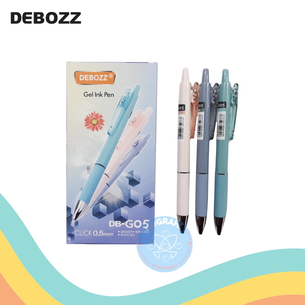 Jual GEL PEN DEBOZZ DB-G05 (12 PCS) | Shopee Indonesia