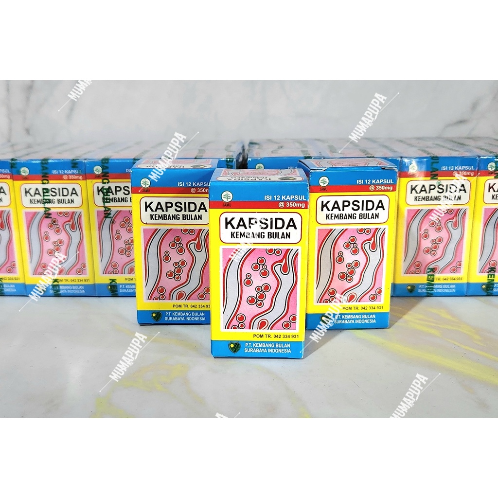 Jual Kapsida Kembang Bulan isi 12 kapsul untuk gatal, bisul, koreng dan ...