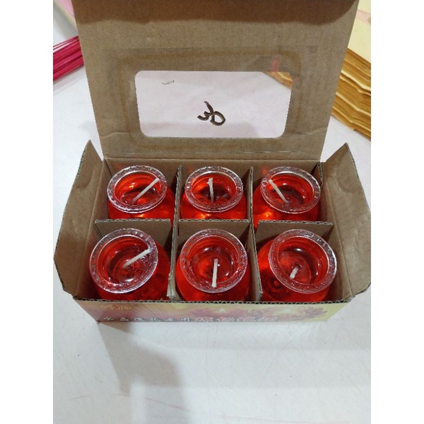 Jual Lilin Jelly Mini 1 Kotak isi 6 Gelas | Shopee Indonesia