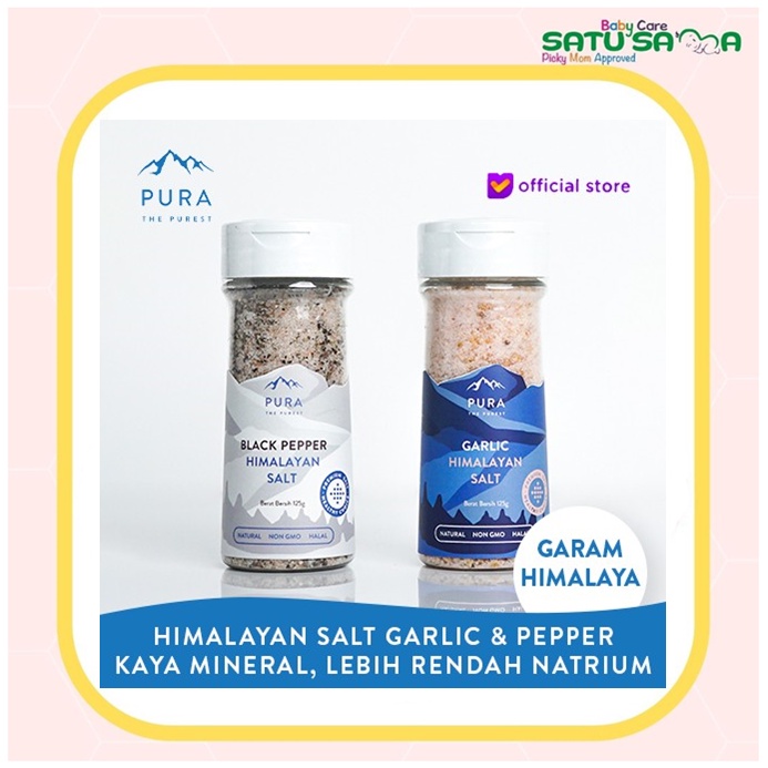 Jual PURA SALT HIMALAYAN BOTOL 125 G | Shopee Indonesia