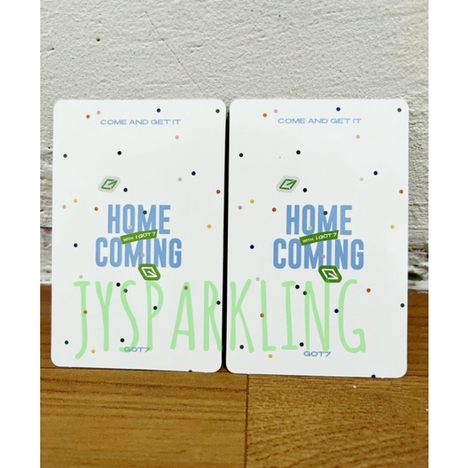 Jual GOT7 [HOMECOMING] 2022 Fancon Official Photocard Set | Shopee ...