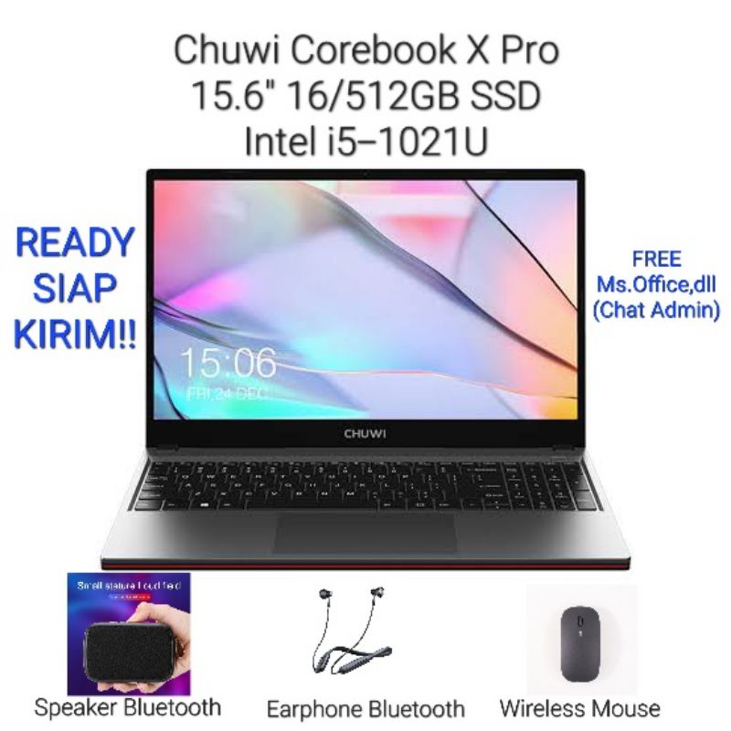 Jual Laptop Corebook X Pro Intel i5-1021U 16/512GB 15.6 inci Windows 11 ...