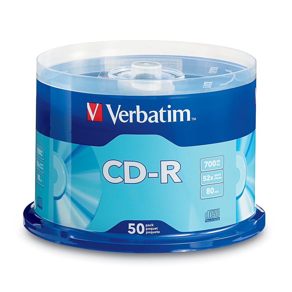 Jual CDR Verbatim / CD-R Verbatim (Isi 50Pcs) | Shopee Indonesia