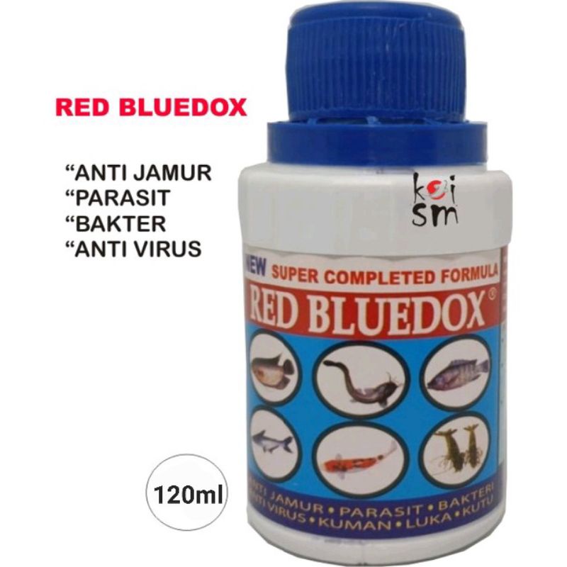 Jual red bluedox anti jamur bakter parasit 120ml | Shopee Indonesia