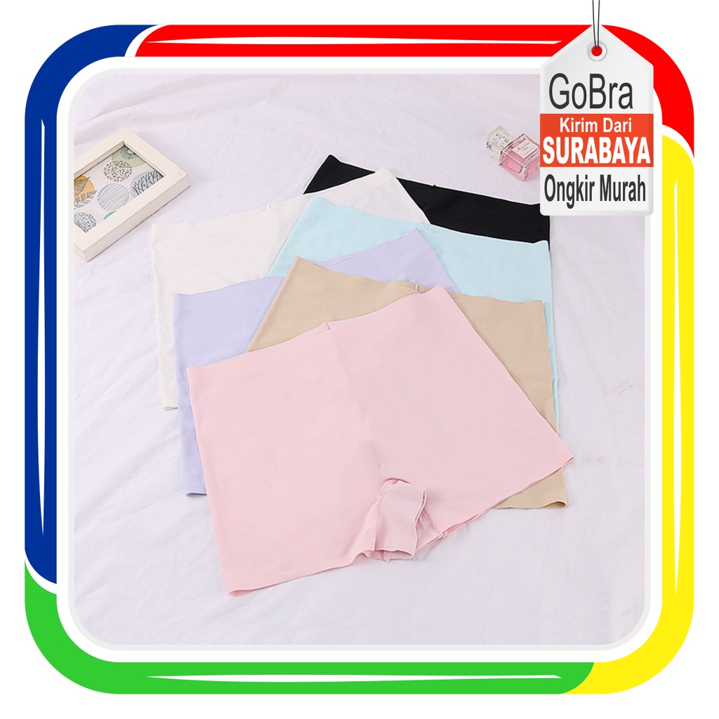 Jual Gobra ♕ PW156 Short Pants Wanita Seamless Legging Celana Pendek Short Strit Nyaman Ringan ...
