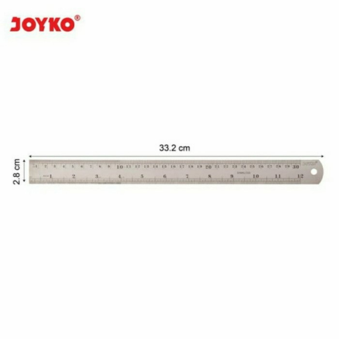 Jual [READY] Penggaris / Mistar Besi Stainless 30 Cm Joyko/Harga ...