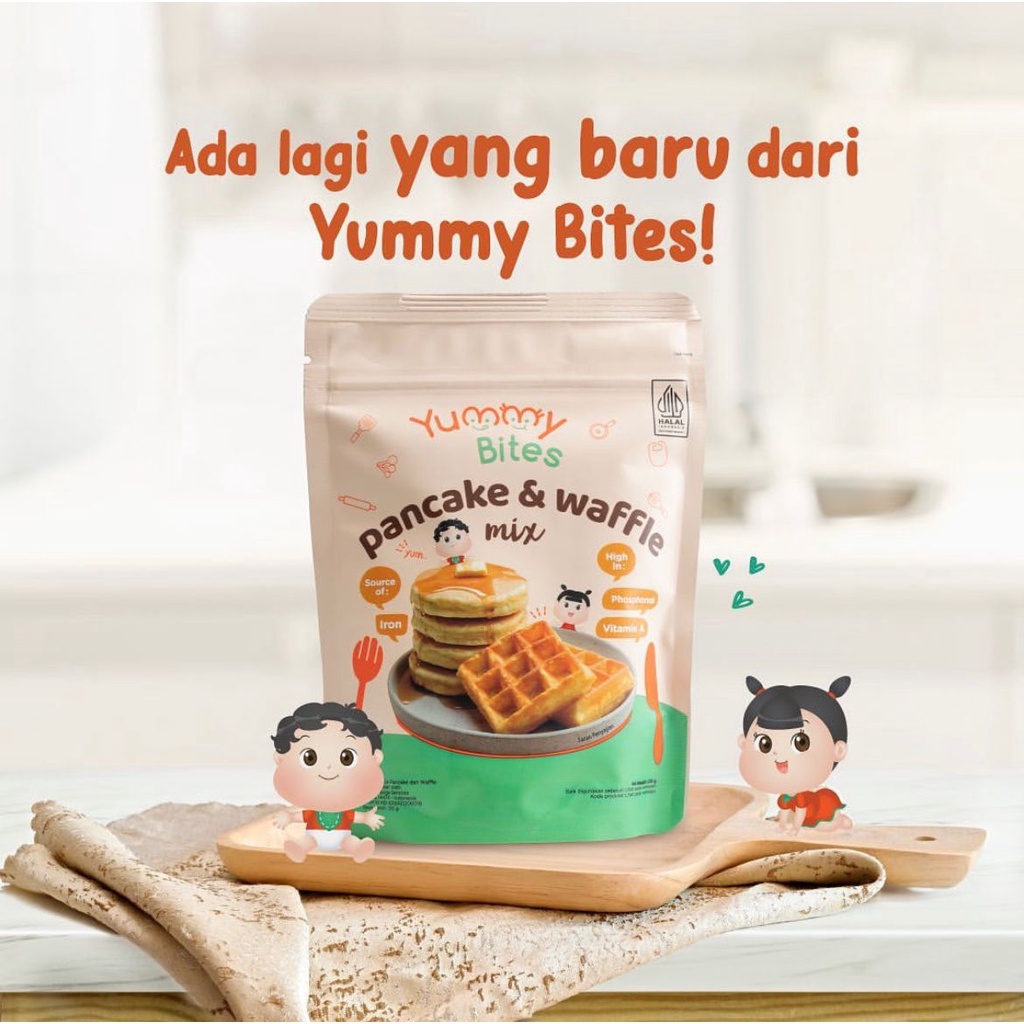 Jual YUMMY BITES Pancake & Waffle Mix 130g Pancake And Waffle mix ...
