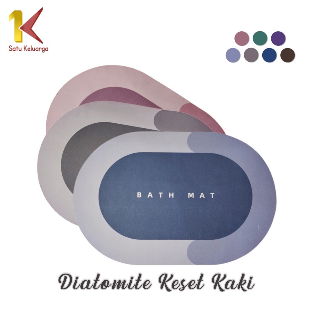 Jual Satu Keluarga Keset Diatomite Keset Kaki Kamar Mandi Serap Air ...