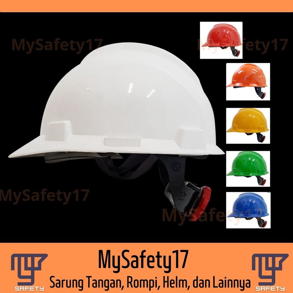 Jual Safety Helmet SNI MSA Lokal Helm Proyek + Sarang Puter Fastrack ...