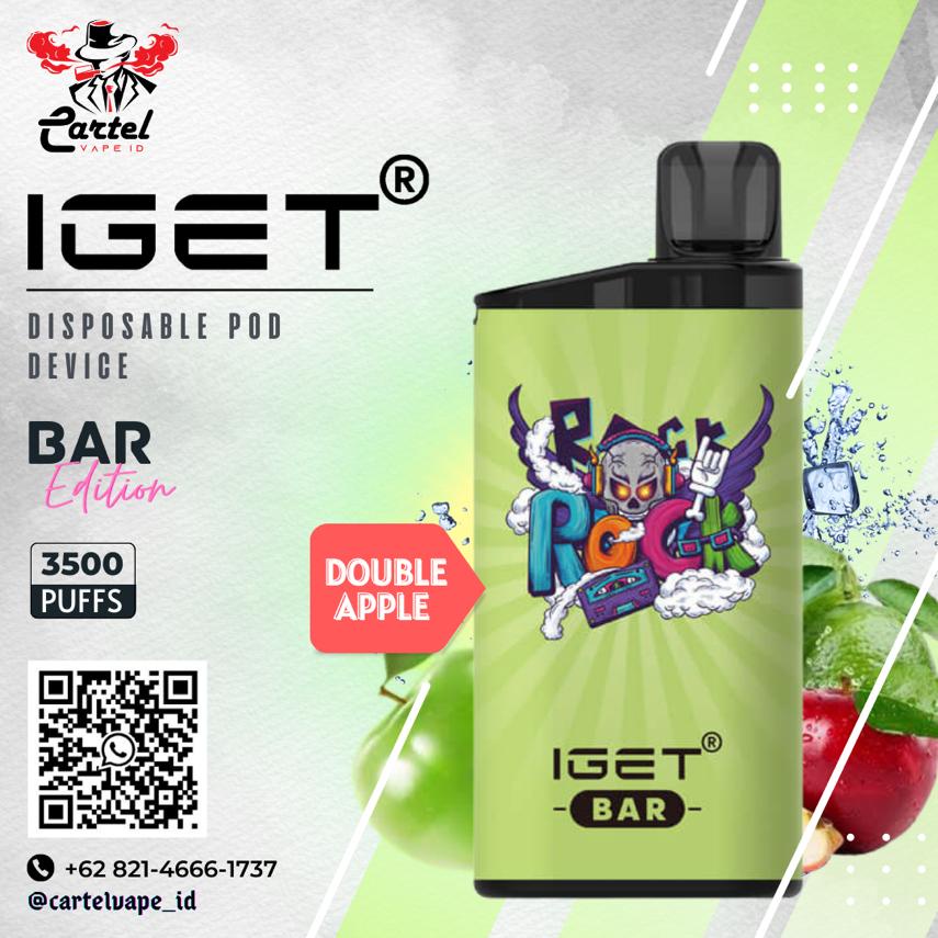 Jual IGET BAR - Double Apple - Disposable Pod Device | Shopee Indonesia