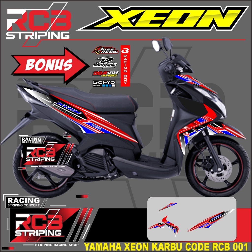 Jual STRIPING VARIASI MOTOR XEON RC - STICKER LIST VARIASI YAMAHA XEON ...