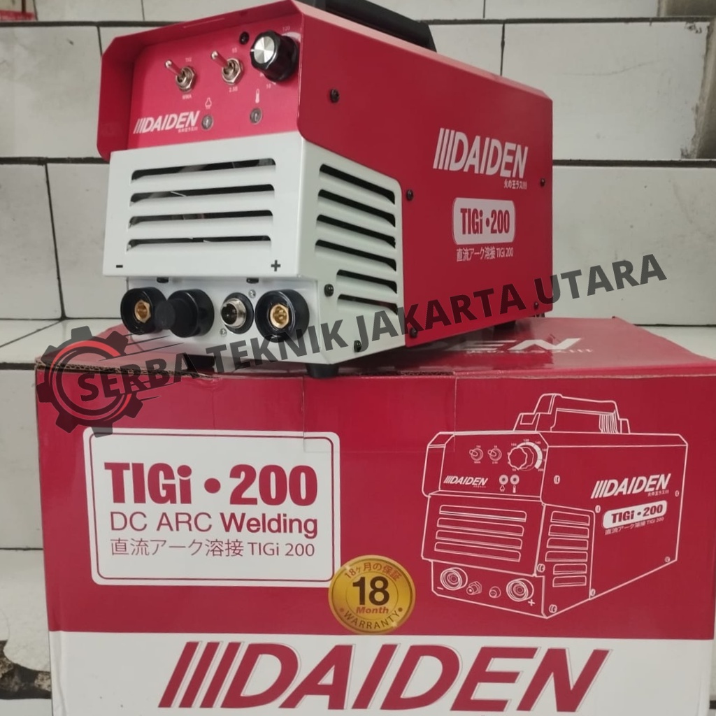 Jual MESIN LAS ARGON TIG 200 DAIDEN ORIGINAL JAPAN TIGi 200 STAINLESS ...