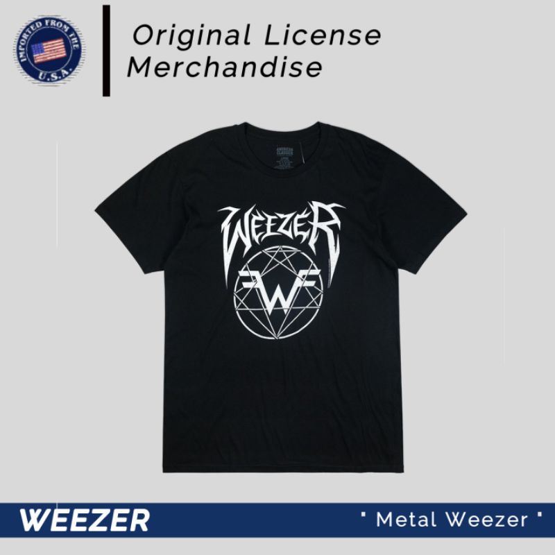 Jual Weezer - T shirt Kaos Band Music Original Official | Shopee Indonesia