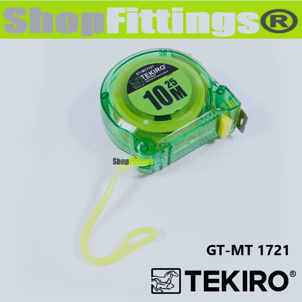 Jual TEKIRO Meteran 10 M meter Transparan Clear Tape Measurement GT ...