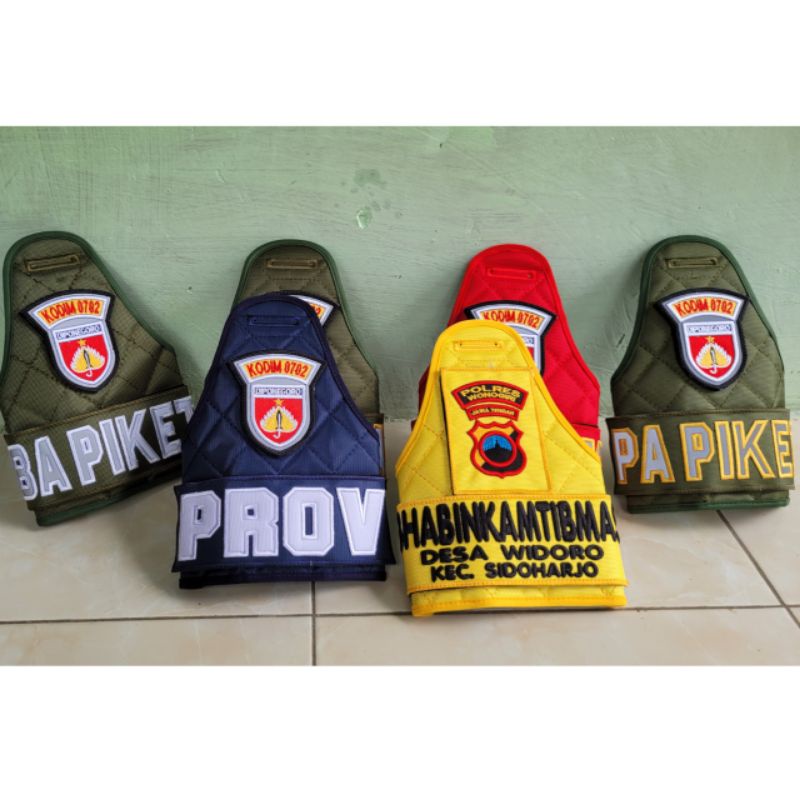 Jual ban-lengan bhabinkamtibmas,babinsa,piket,dll model perekat(custom ...