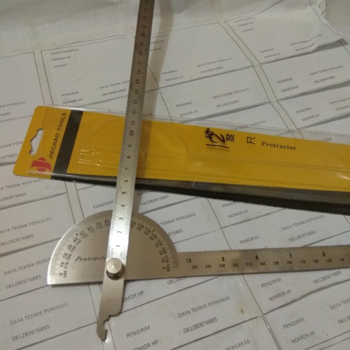Jual BUSUR DERAJAT PANJANG 12" - ALAT UKUR BUSUR DERAJAT 300MM - BUSUR ...
