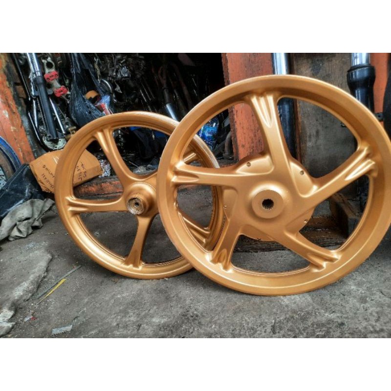 Jual VELG MIO SMILE ORIGINAL REPAINT GOLD | Shopee Indonesia