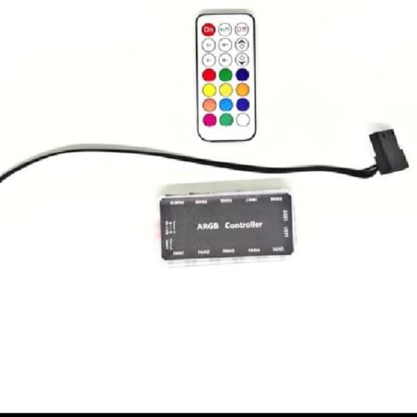 Jual Controller FAN RGB WITH REMOTE UP TO 10 FAN - ARGB | Shopee Indonesia