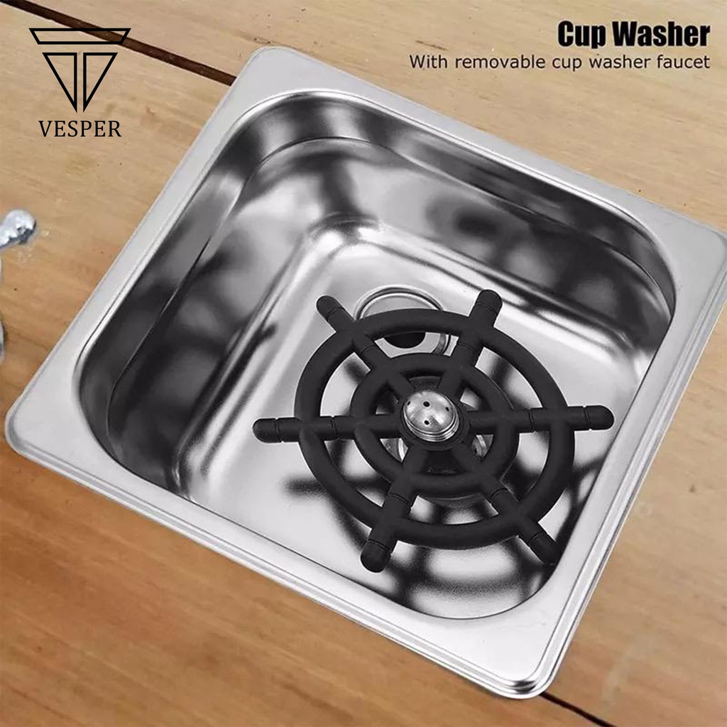 Jual jug rinser stainless square kotak automatic washer alat pencuci ...