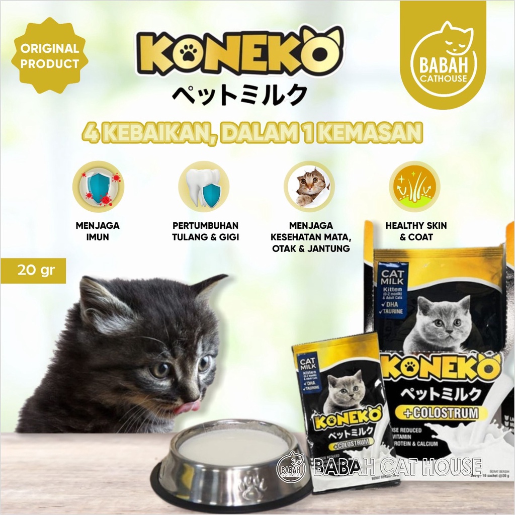 Jual KONEKO CAT MILK 20gr Susu Untuk Anak Kucing Kitten Anakan Bayi ...