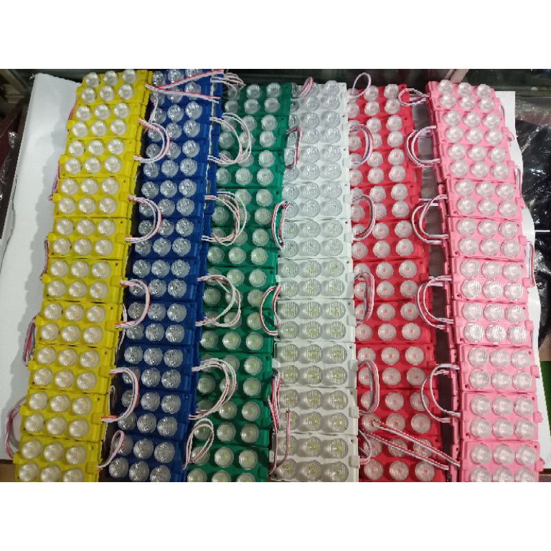 Jual LAMPU LED MODUL 6 MATA (2X3) 24volt MATA BESAR | Shopee Indonesia