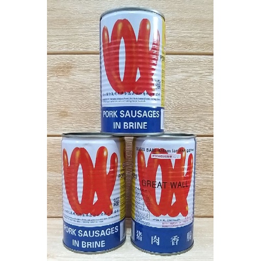 Jual SOSIS BABI KALENG PORK SAUSAGES in Brine Fu Yong Fong FYF Great ...