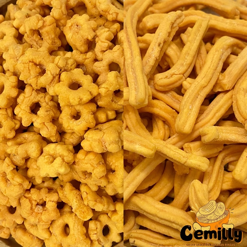 Jual [CEMILLY] 1kg/500gr Sakura Snack Pilus Sakura Cemilan Snack Kiloan ...