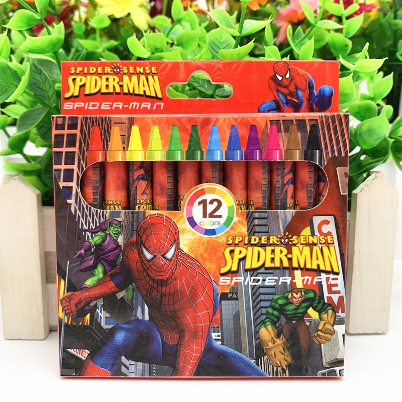 Jual krayon 12 warna crayon mewarnai perlengkapan menggambar alat ...