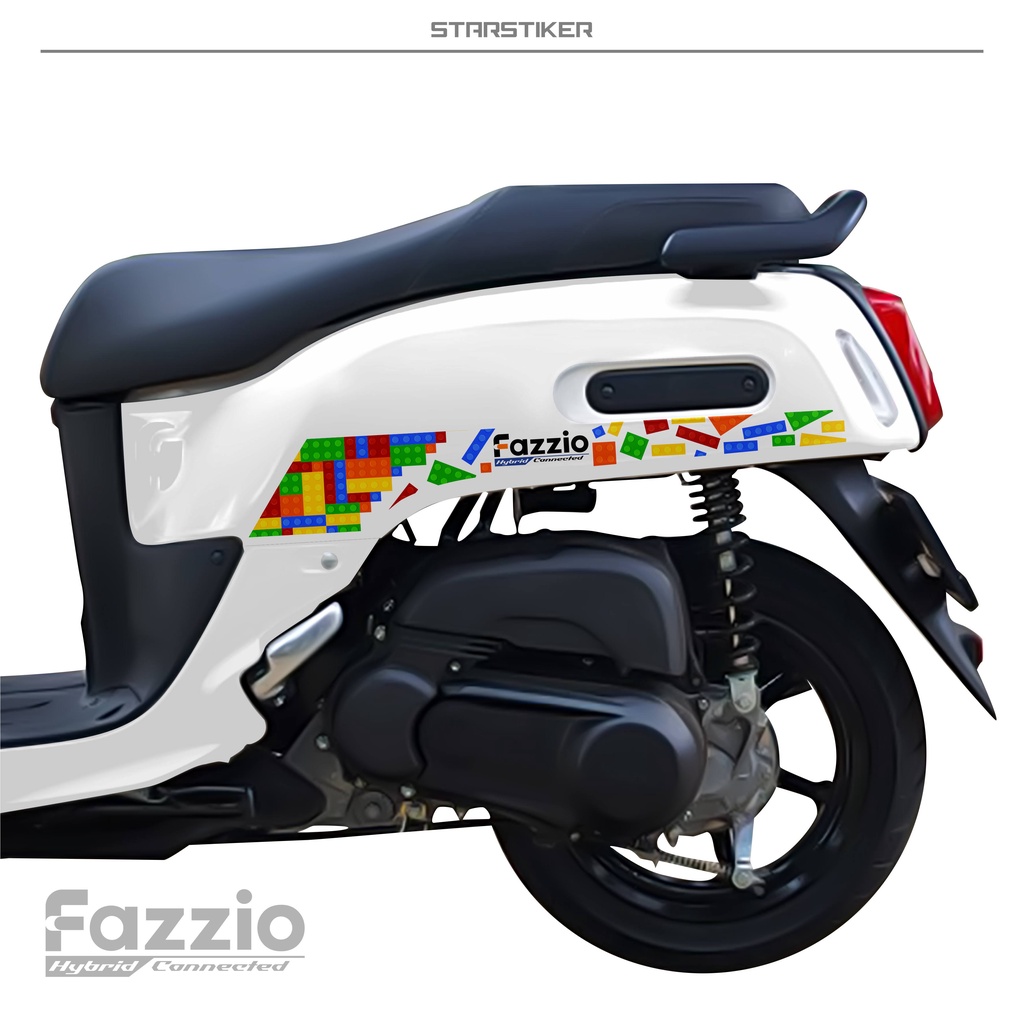 Jual YFL1 STRIPING FAZZIO STIKER STICKER YAMAHA FAZZIO LEGO EDITION ...