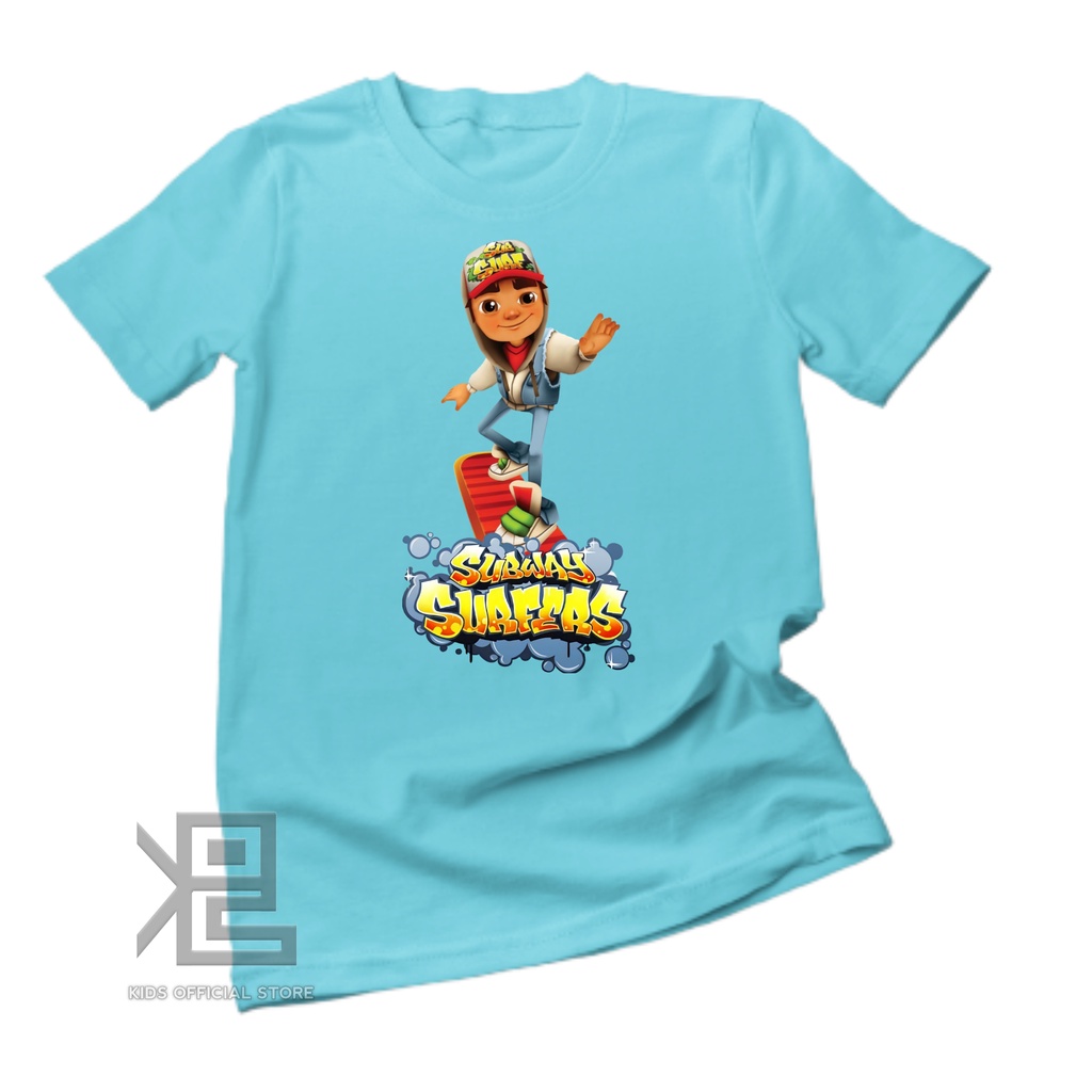 Jual Kaos Anak Custom Gambar Subway Surfers | Shopee Indonesia