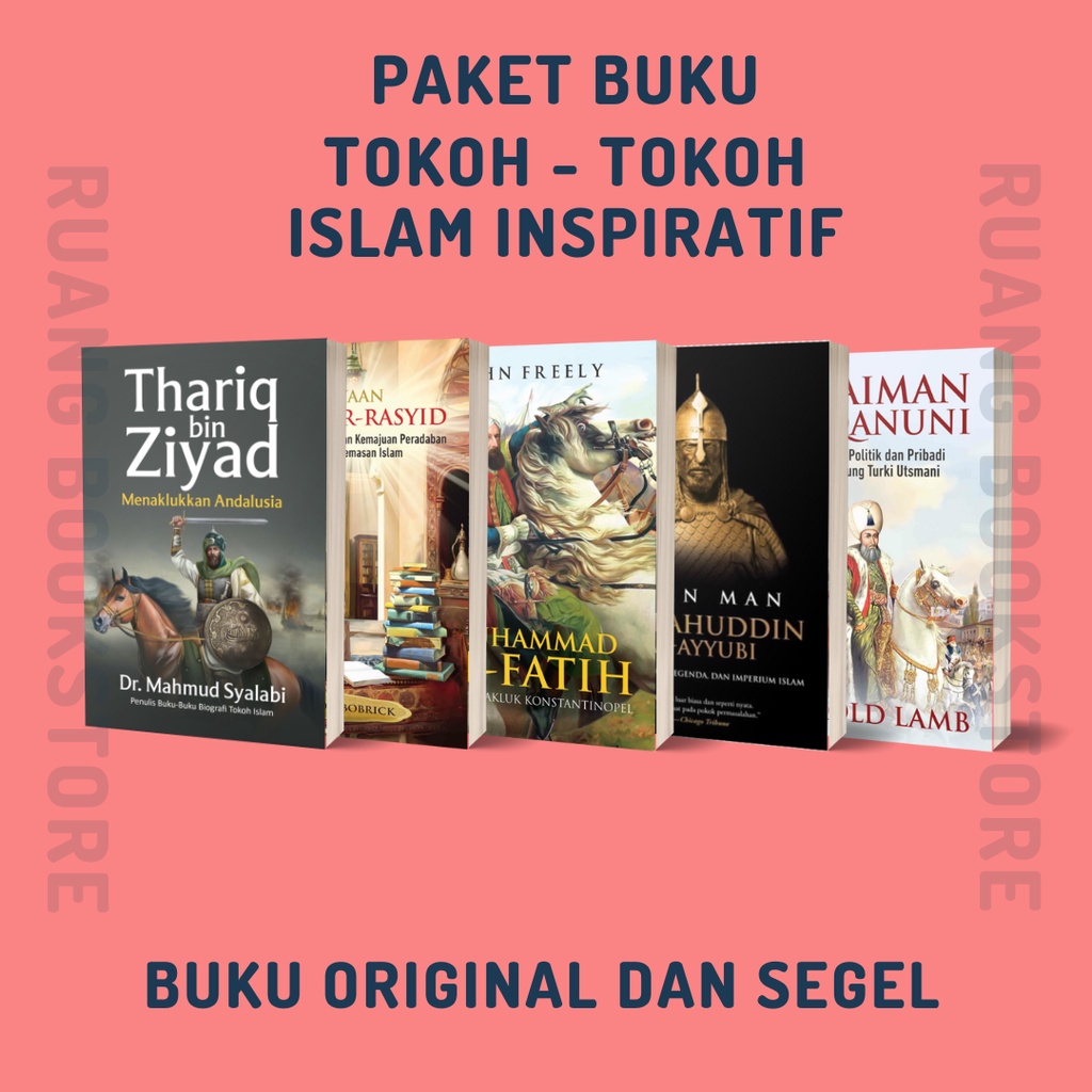 Jual Paket Buku Tokoh-tokoh Islam Inspiratif - Buku Original Segel [Isi 5 Buku] | Shopee Indonesia