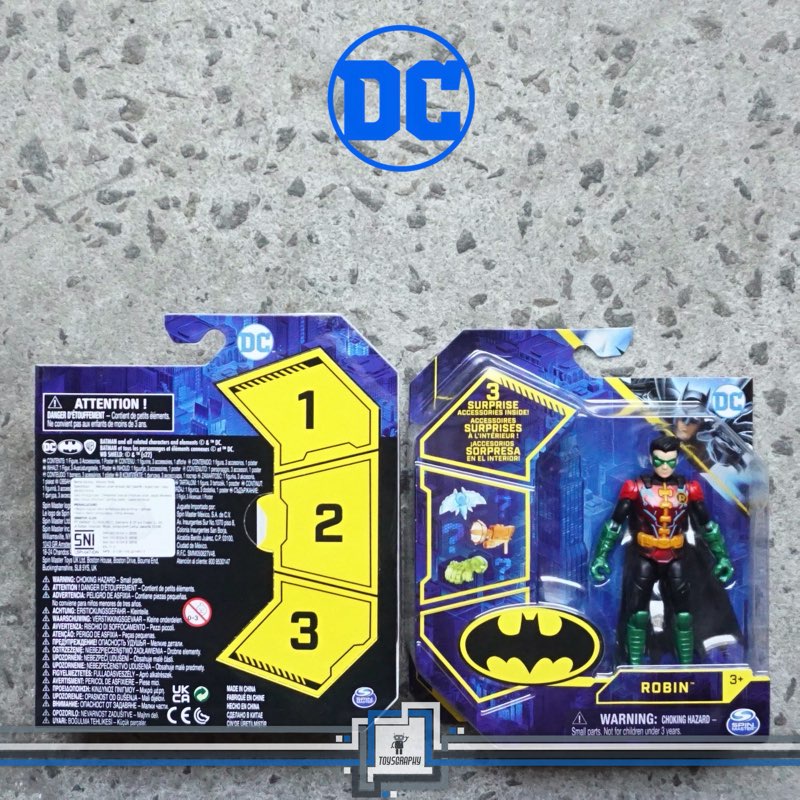Jual DC Comics Batman Robin with 3 Surprises Action Figure Spin Master ...