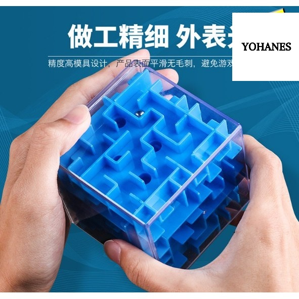 Jual Original Rubik 3x3 3D MAZE Puzzle Biru Yongjun yuxin Qiyi | Shopee ...