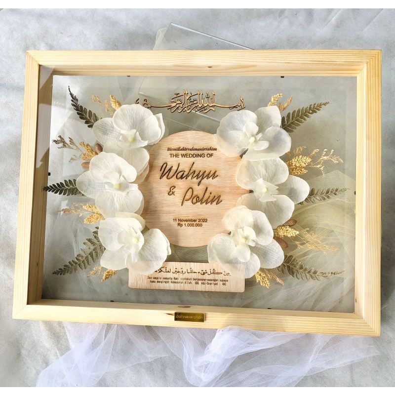 Jual Frame 3D figura mahar kayu 30x40 akrilik anti pecah (hanya frame ...