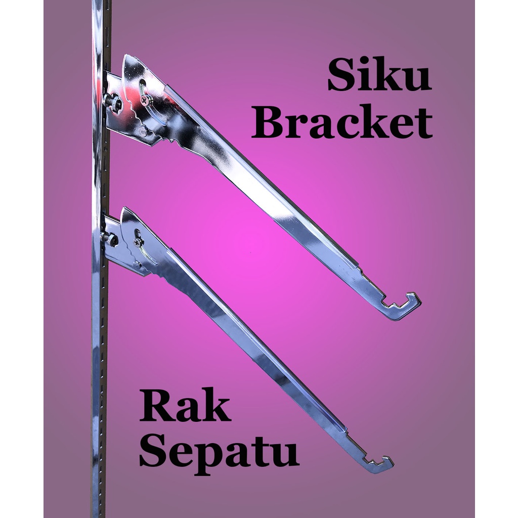 Jual Daun Bracket Selenting Kaca | Siku Bracket Rak Kaca Untuk Sepatu ...