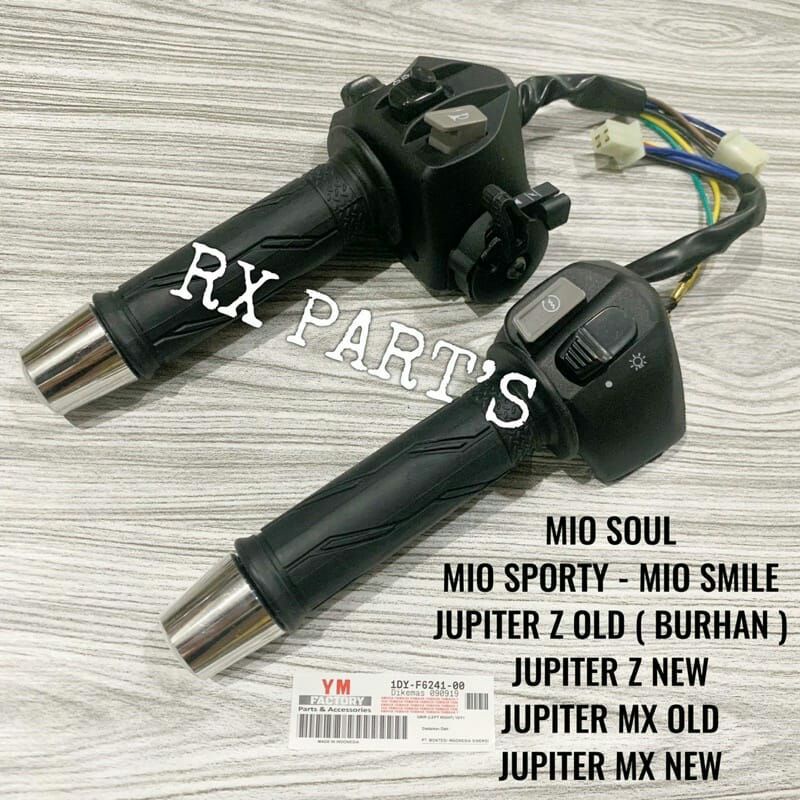 Jual saklar set yamaha kanan kiri,hand grip,jalu stang, mio soul,mio ...