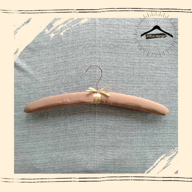 Jual Gantungan / Hanger Satin Dewasa / Hanger Busa Kain / Hanger Satin ...