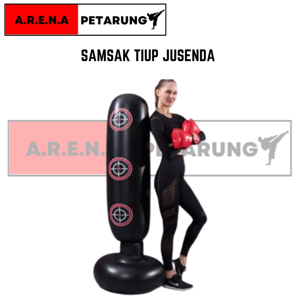 Jual Samsak Sansak Tinju Berdiri Standing Dewasa Model Tiup Bahan PVC ...
