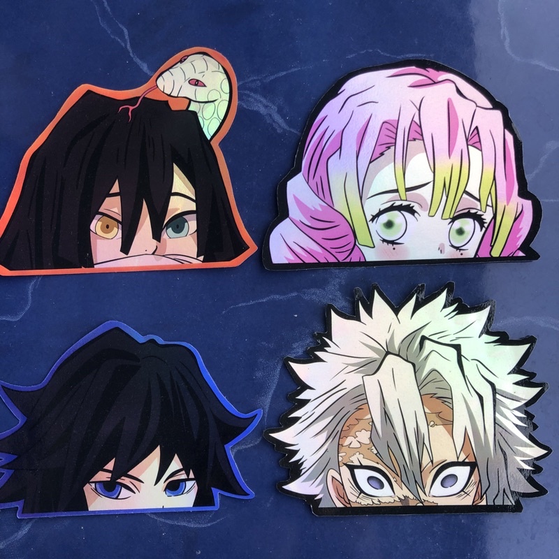 Jual hashira demon slayer hologram sticker kimetsu no yaiba | Shopee ...