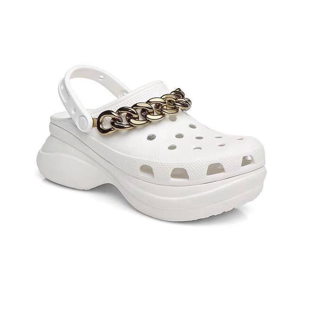 Jual Crocs Classic Bae Chain Clog / Sandal Crocs Bae Rantai / Sandal Wanita / Sandal Pantai ...