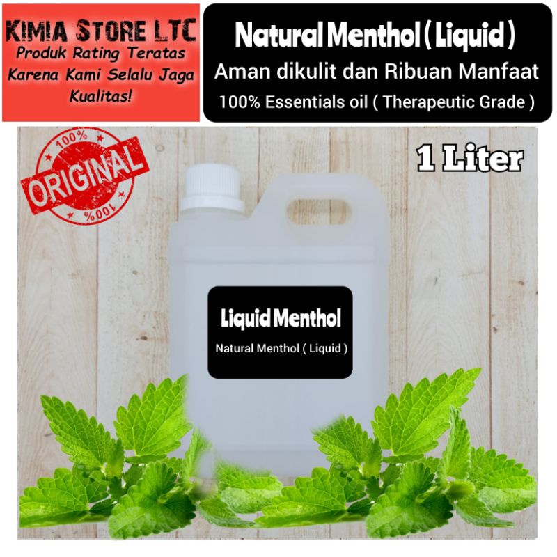 Jual Natural Menthol ( Liquid ) / Liquid Menthol / Cairan Menthol ...