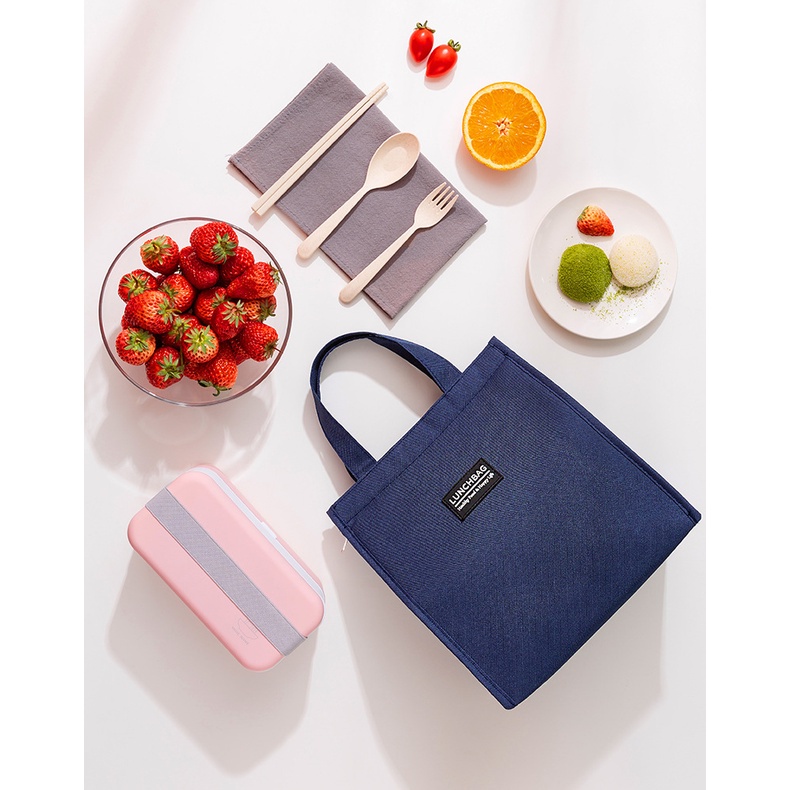 Jual YH TAS BEKAL LUNCH COOLER BAG BOX MAKANAN ALUMINIUM KOTAK MAKAN ...