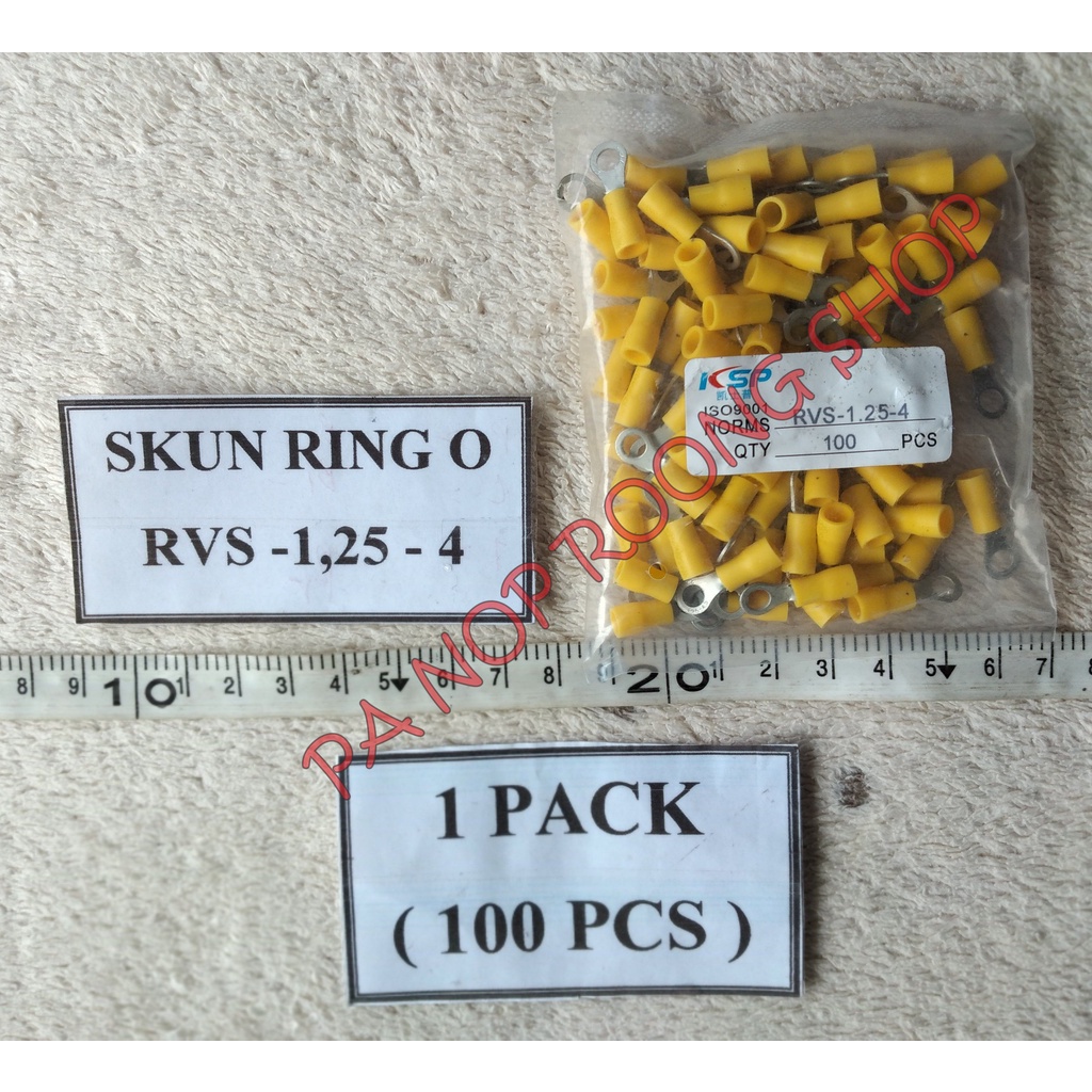 Jual SKUN RING O RVS 1,25 - 4 KUNING HARGA PER PACK ( 100 PCS ) | Shopee Indonesia