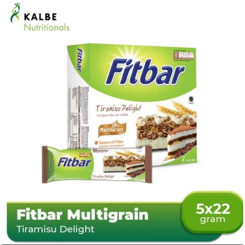 Jual FITBAR MULTIGRAIN 5 12 X 20 G TIRAMISU FRUITS CHOCO CHEESE DELIGHT ...