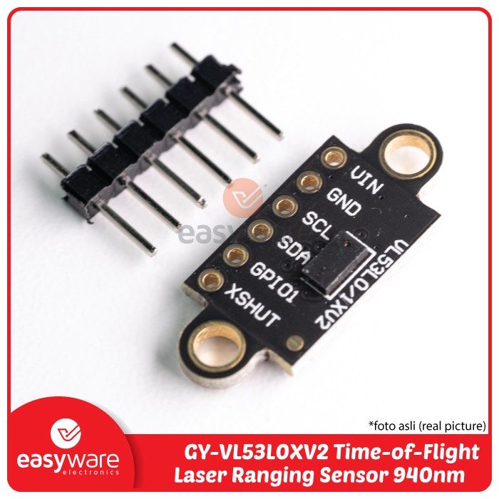 Jual GY-VL53L0XV2 Time-of-Flight ToF Laser Ranging Sensor Breakout ... Jual GY-VL53L0XV2 Time-of-Flight ToF Laser Ranging Sensor Breakout ...