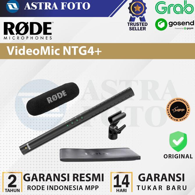 Jual Rode Ntg4+ / Ntg 4+ Shotgun Microphone Original - Ntg4 Plus ...