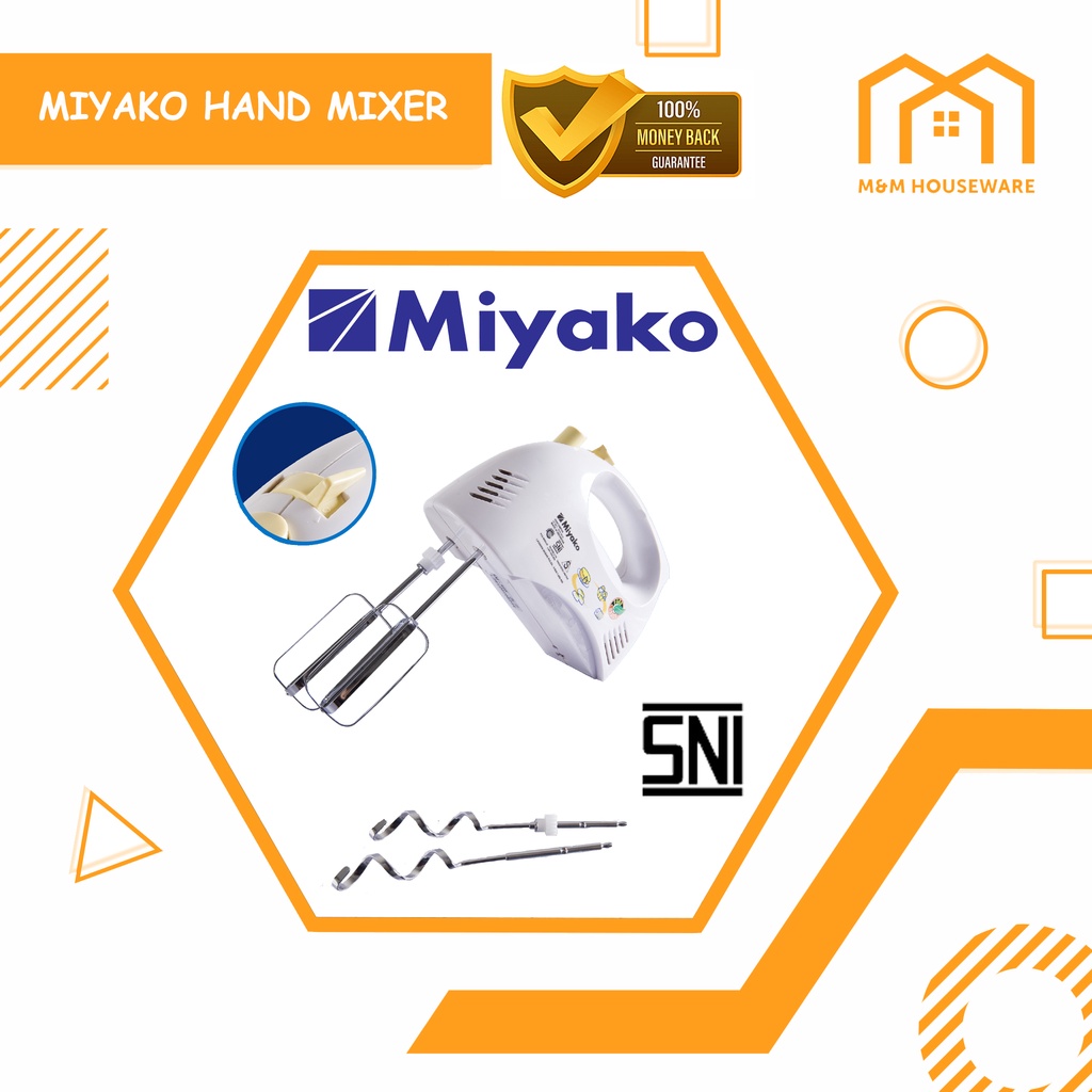 Jual MIYAKO HAND MIXER PENCAMPUR HM620 / HM-620 ORIGINAL | Shopee Indonesia