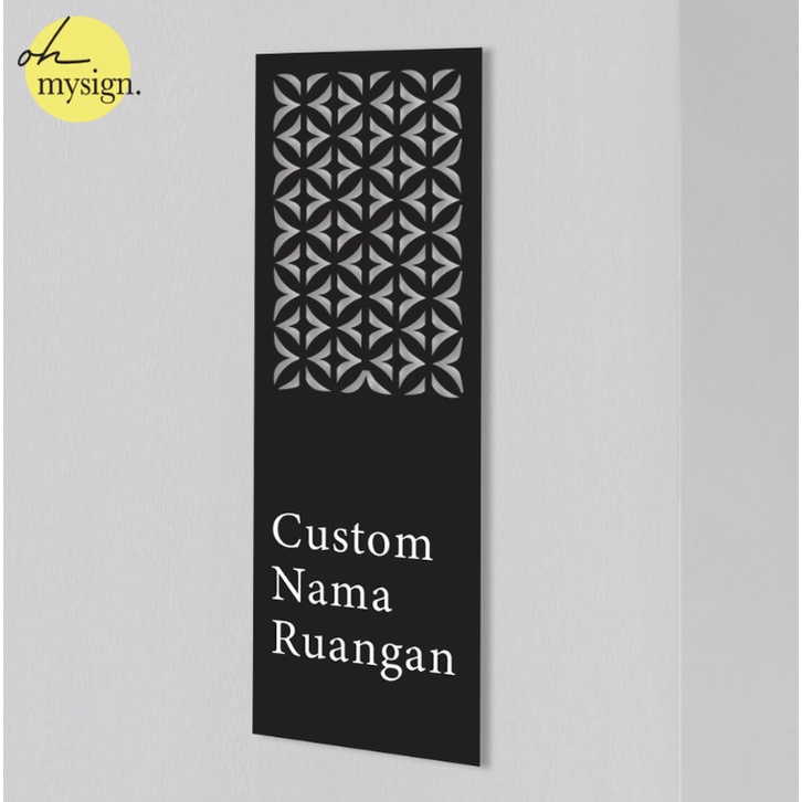 Jual CUSTOM TULISAN SIGN NAMA RUANGAN ACRYLIC PAPAN SIGN BOARD PRINT ...